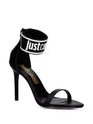 Just Cavalli Logo-strap Stiletto Sandals