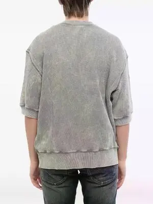 DIESEL® Acid Wash Logo Print Sweater