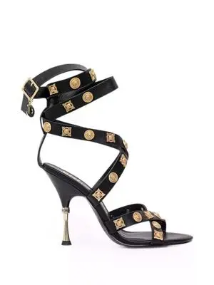 Just Cavalli Embellished Wrap-around Sandals - Black