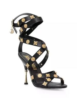 Just Cavalli Embellished Wrap-around Sandals