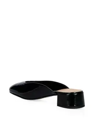 JONAK PARIS Patent Finish Leather Mules