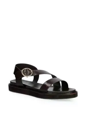 JONAK PARIS Buckle-fastening Leather Sandals