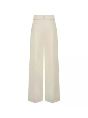 MOORER Belted Wide-leg Trousers