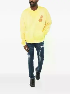 Dsquared2 Cotton Logo Detail Sweatshirt