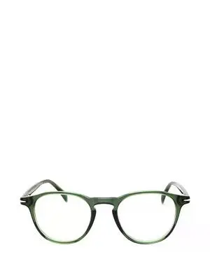 DB EYEWEAR BY DAVID BECKHAM Round Frame Eyeglasses - Green