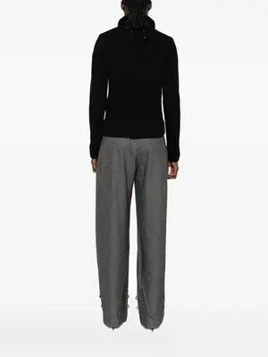 MAISON MARGIELA Ribbed-knit Zip-up Jacket