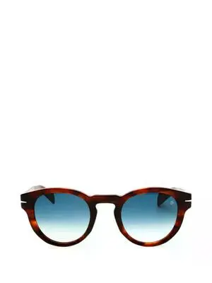 DB EYEWEAR BY DAVID BECKHAM Round-frame Sunglasses - Brown