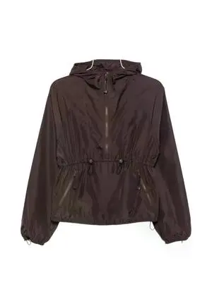 Cecilie Bahnsen Hooded Drawstring Jacket - Brown