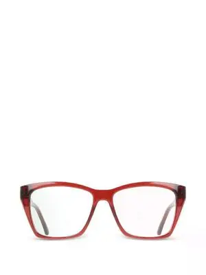 FERRAGAMO Square Frame Eyeglasses - Red