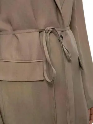 Brunello Cucinelli Belted-waist Notched-lapel Jacket