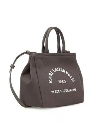 Karl Lagerfeld Logo-print Canvas Tote Bag