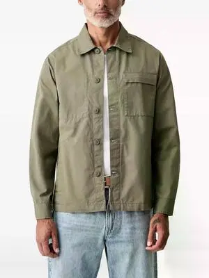 Barbour Sherburn Button-down Chest-pocket Overshirt - Green