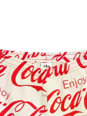 Adidas X Coca-cola Logo-print Shorts