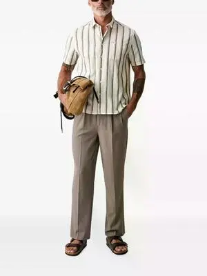 Barbour Barkend Striped-pattern Short-sleeved Shirt