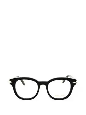 Roberto Cavalli Round-frame Glasses - Black