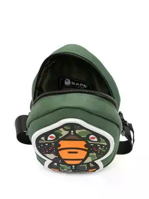 A BATHING APE Baby Milo Shark Messenger Bag