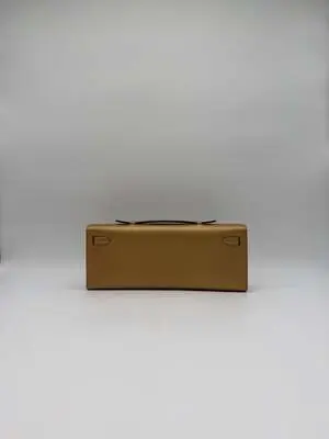 Hermès Kelly Chamkilight Dore Chevre Leather With Permabrass Hardware - Gold