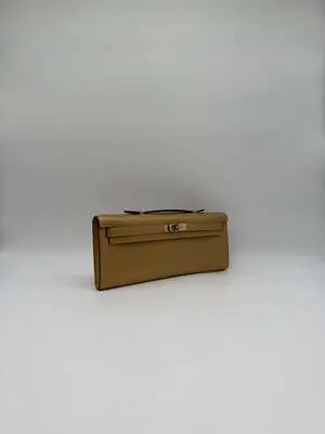 Hermès Kelly Chamkilight Dore Chevre Leather With Permabrass Hardware - Gold