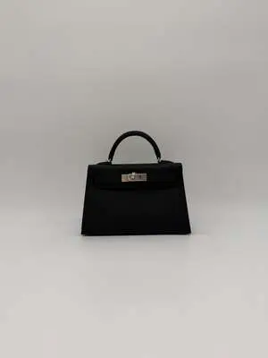 Hermès Kelly 20cm Bag In Epsom Leather With Palladium Hardware - Multi