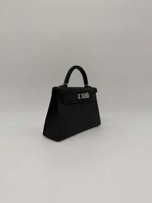 Hermès Kelly 20cm Bag In Epsom Leather With Palladium Hardware - Multi