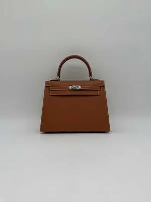 Hermès Kelly 25cm Gold Madame Palladium Hardware