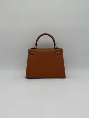 Hermès Kelly 25cm Gold Madame Palladium Hardware