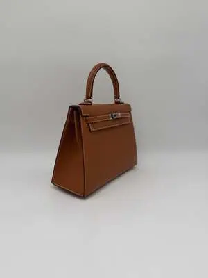 Hermès Kelly 25cm Gold Madame Palladium Hardware