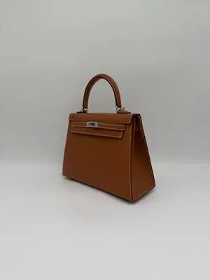 Hermès Kelly 25cm Gold Madame Palladium Hardware