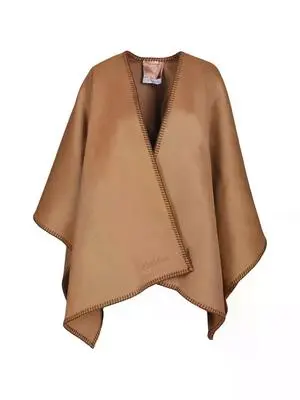 Max Mara Logo-embroidered Cape