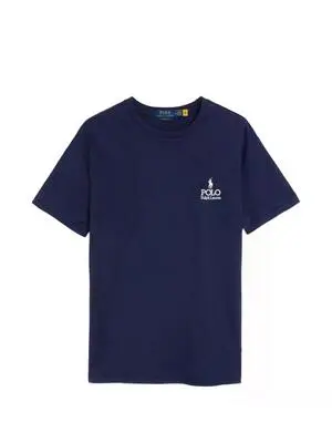 Polo Ralph Lauren Logo-embroidered Short-sleeve T-shirt - Blue