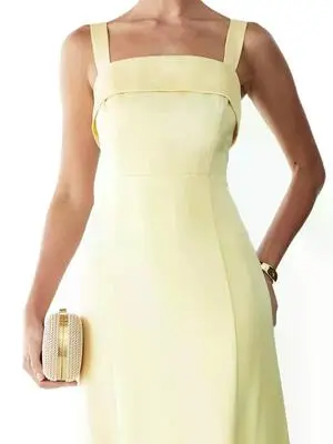 WILLA Square-neck Sleeveless Maxi Dress