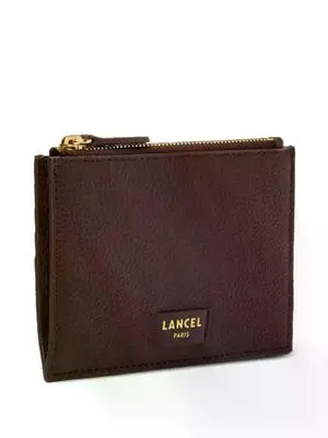 LANCEL L Ninon Grained Leather Card Holder