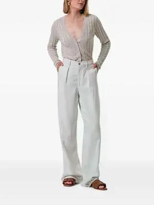 FRACOMINA Sequin-embellished Cable-knit Cardigan