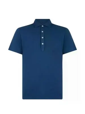 MOORER Fulton Short-sleeve Polo Shirt