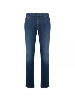 MOORER Slim-fit Jeans - Blue