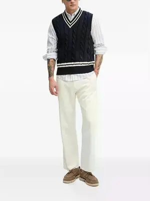 BENETTON Striped Button-down Shirt