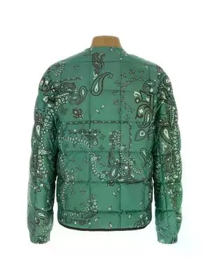 Moncler Chalvron Paisley-print Reversible Jacket - Green