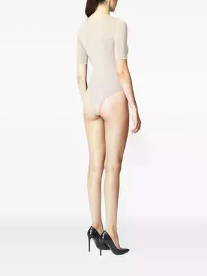 Wolford Bahamas Short-sleeved Bodysuit - Neutrals