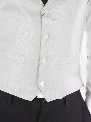 Corneliani Single-breasted Silk Waistcoat