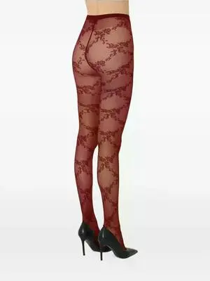 Wolford Floral Lace Net Tights