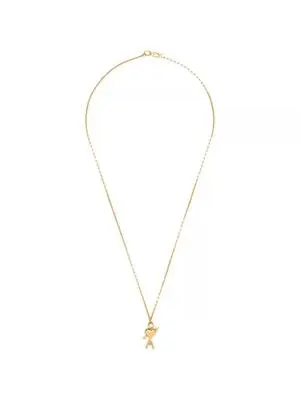 AMI Paris Brass Arrow Chain Necklace