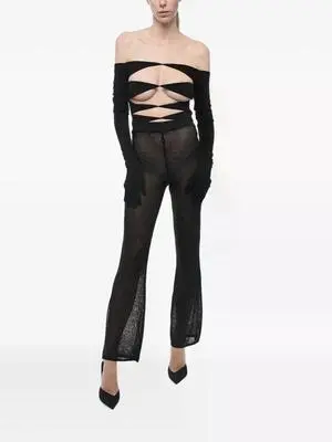 MONOT Off-shoulder Glove Top With Cut-out Detail