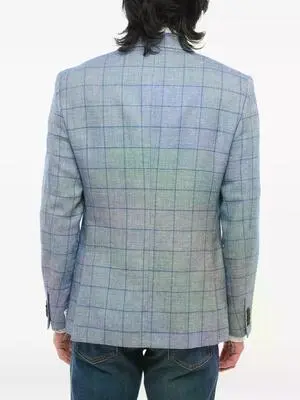 Corneliani Checked Single-breasted Blazer
