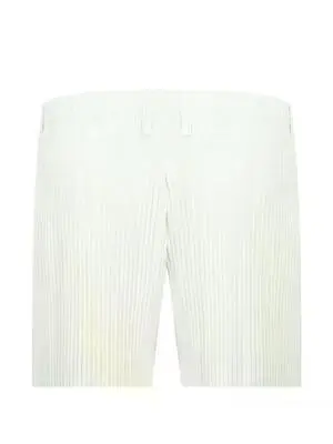 Issey Miyake Belt-loop Shorts - Green