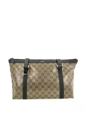 Gucci 2000s Gg Crystal Shoulder Bag