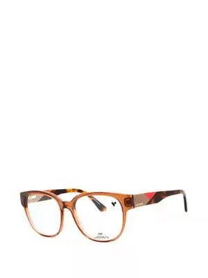 Lacoste Round-frame Glasses - Brown