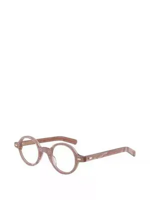 Valentino Garavani Crystal-embellished Round-frame Glasses