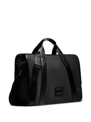 LANCEL Mistral Leather-trim Holdall Bag - Black