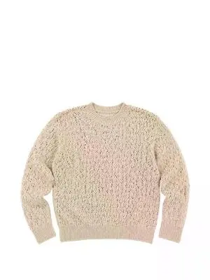 Eleventy Open-knit Crew-neck Sweater