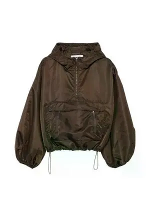 Cecilie Bahnsen Hooded Balloon-sleeve Jacket - Brown